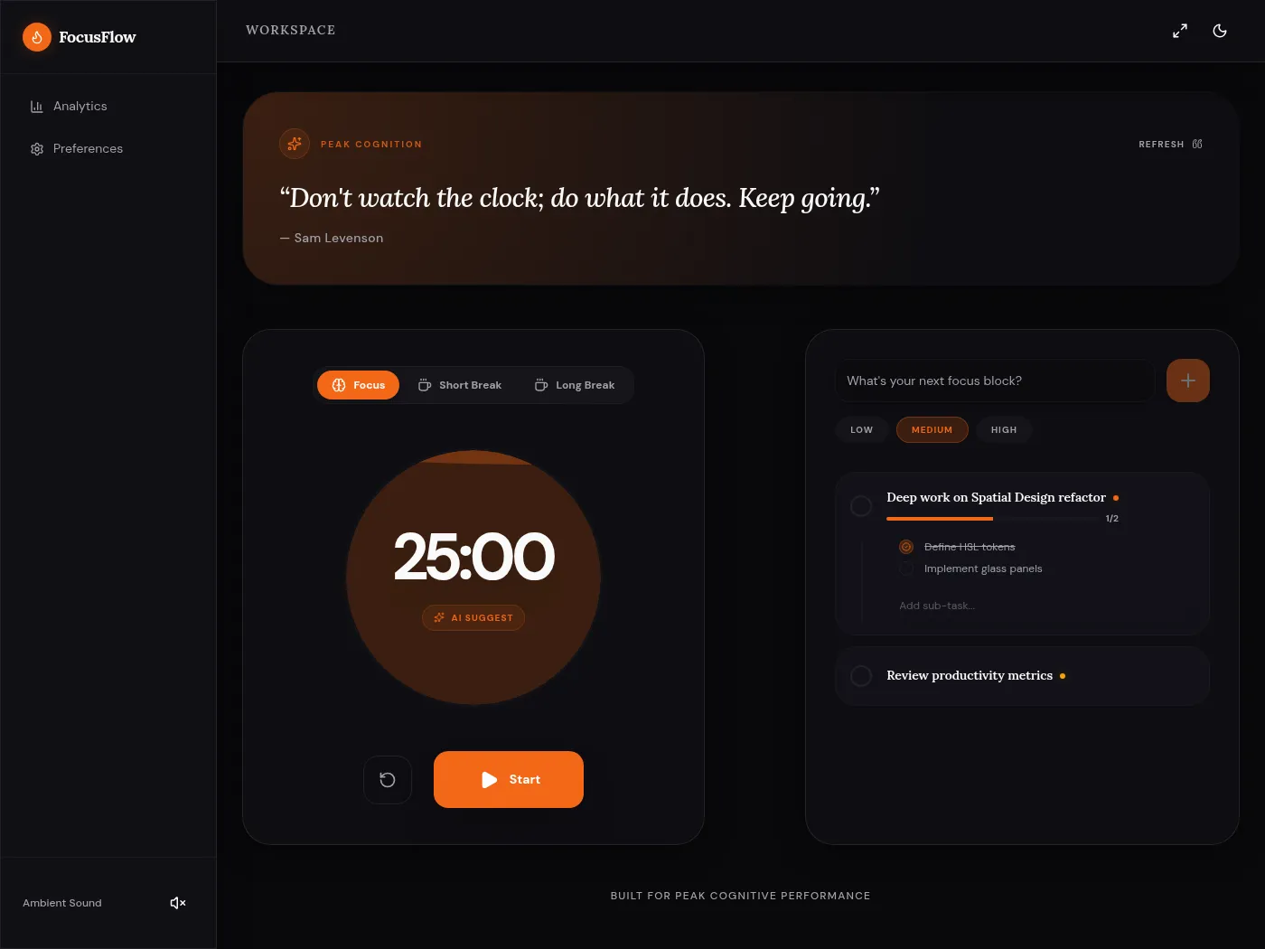 Motivational To-Do Pomodoro