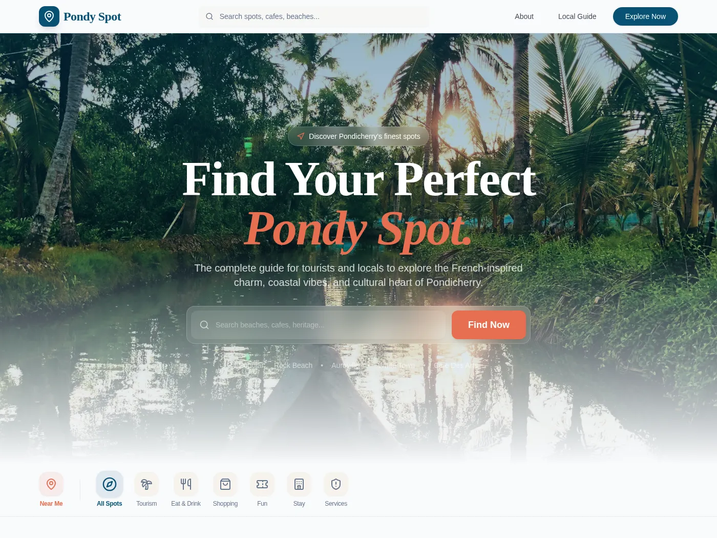 Pondy Spot Guide