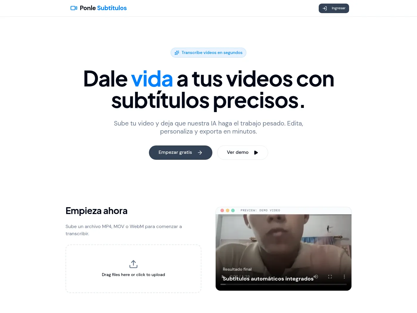 Ponle Subtítulos