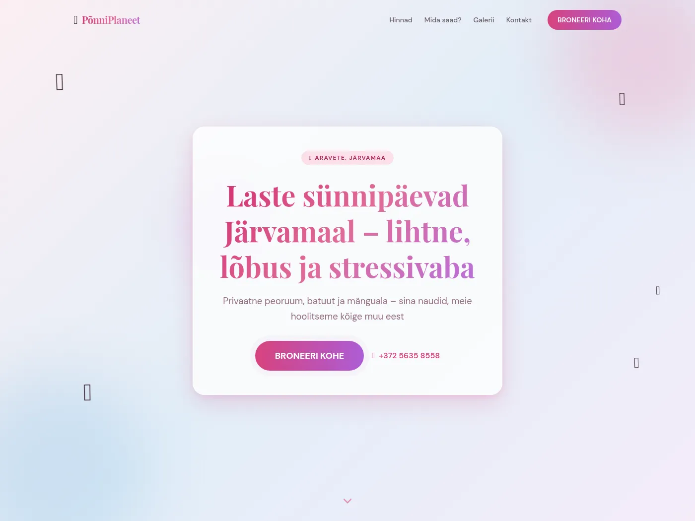 PõnniPlaneet Koduleht