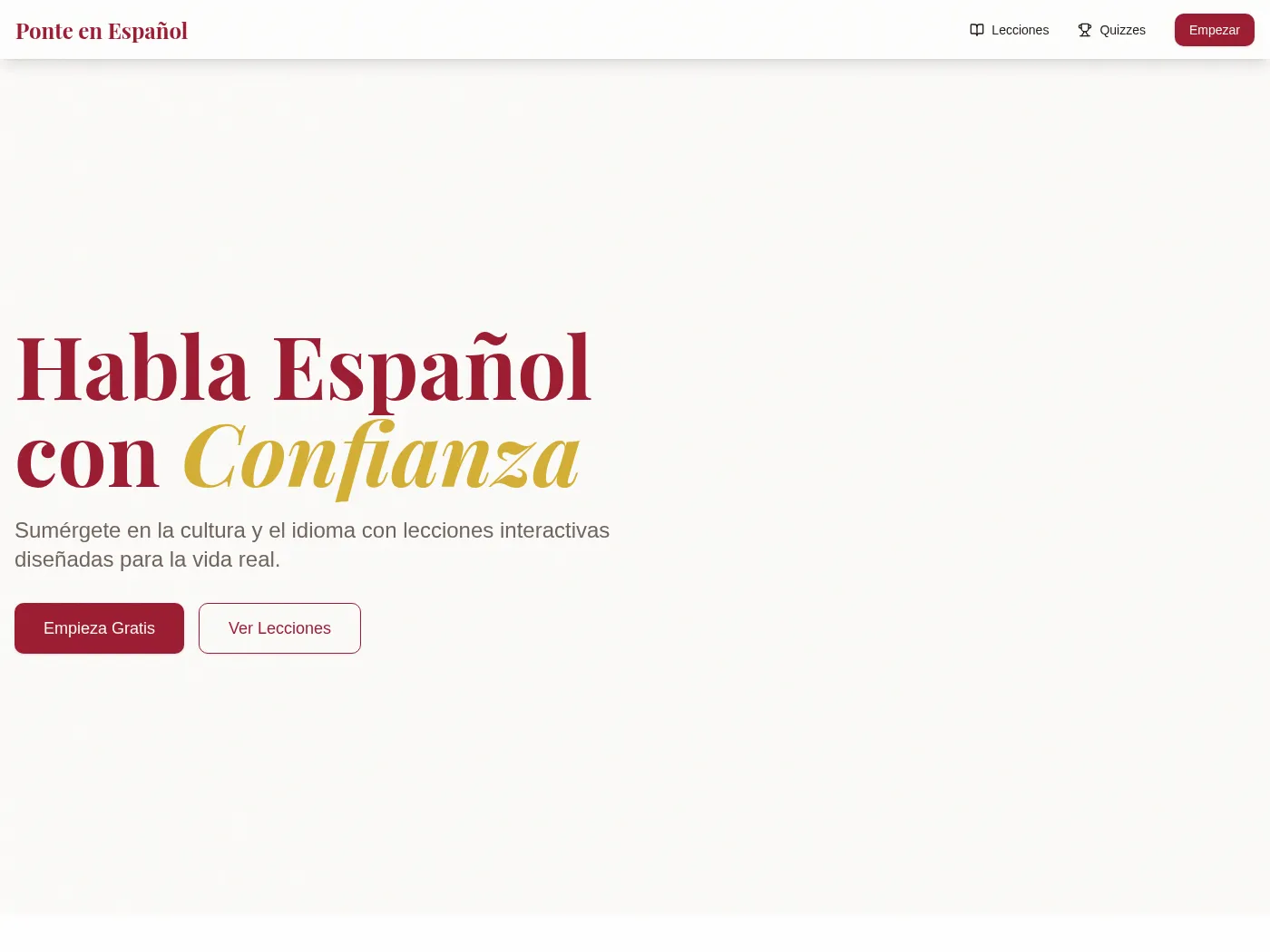Ponte en Español