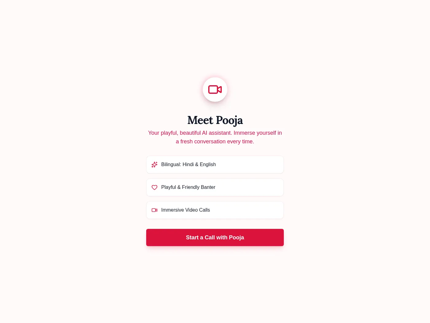 Pooja AI Video Assistant