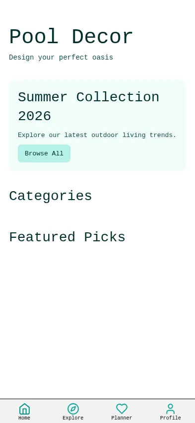 Pool Decor Planner