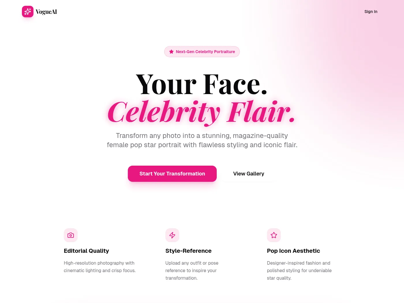 Pop Star Portrait Maker