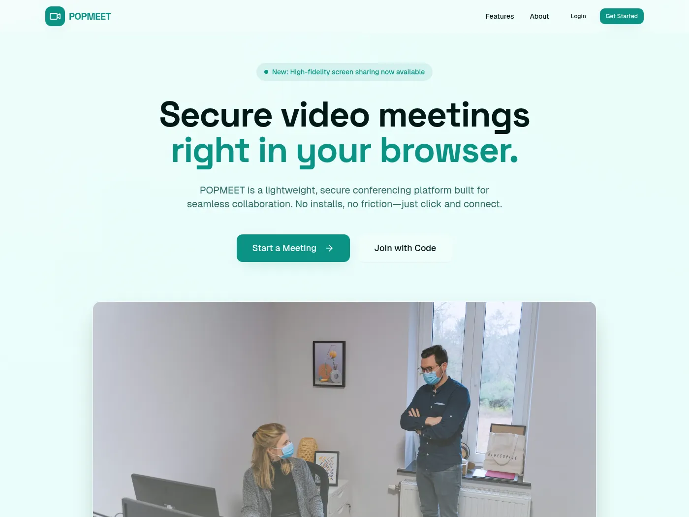 POPMEET Video Conferencing