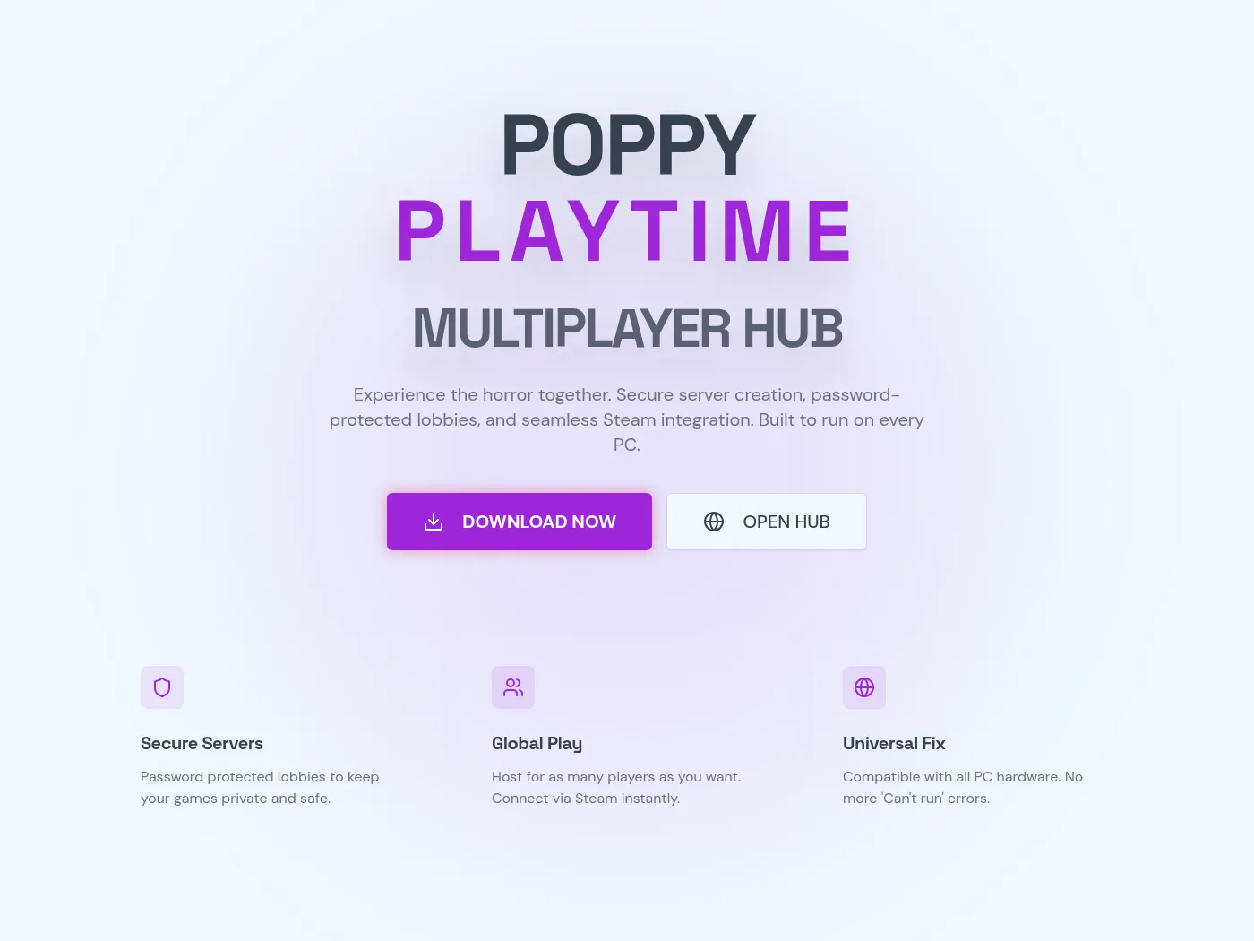 Poppy Playtime Multiplayer Hub