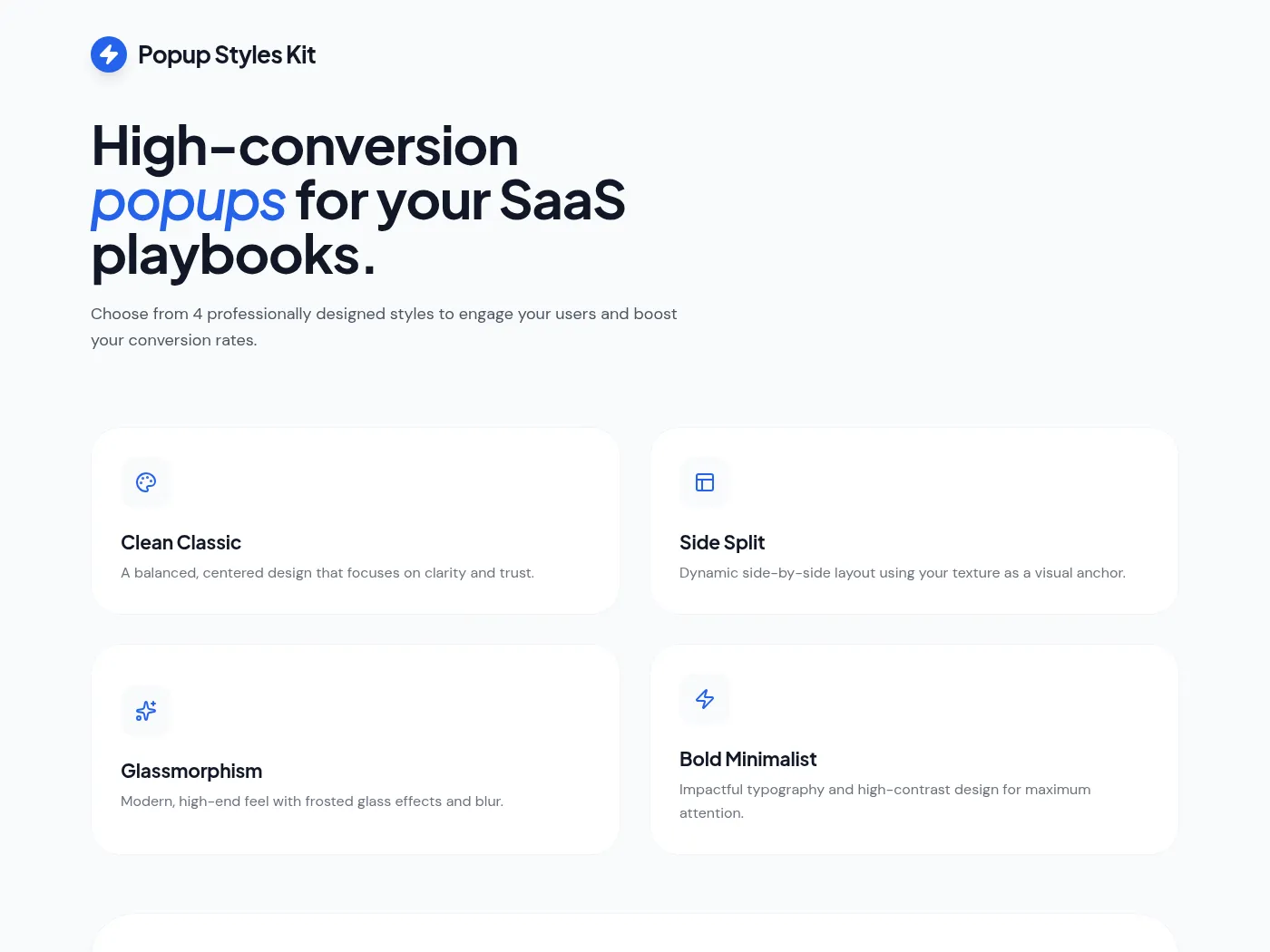 Popup Styles Kit
