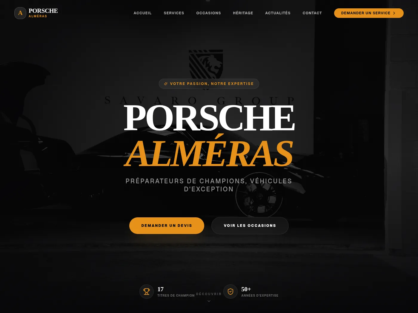 Porsche Alméras Web Revamp
