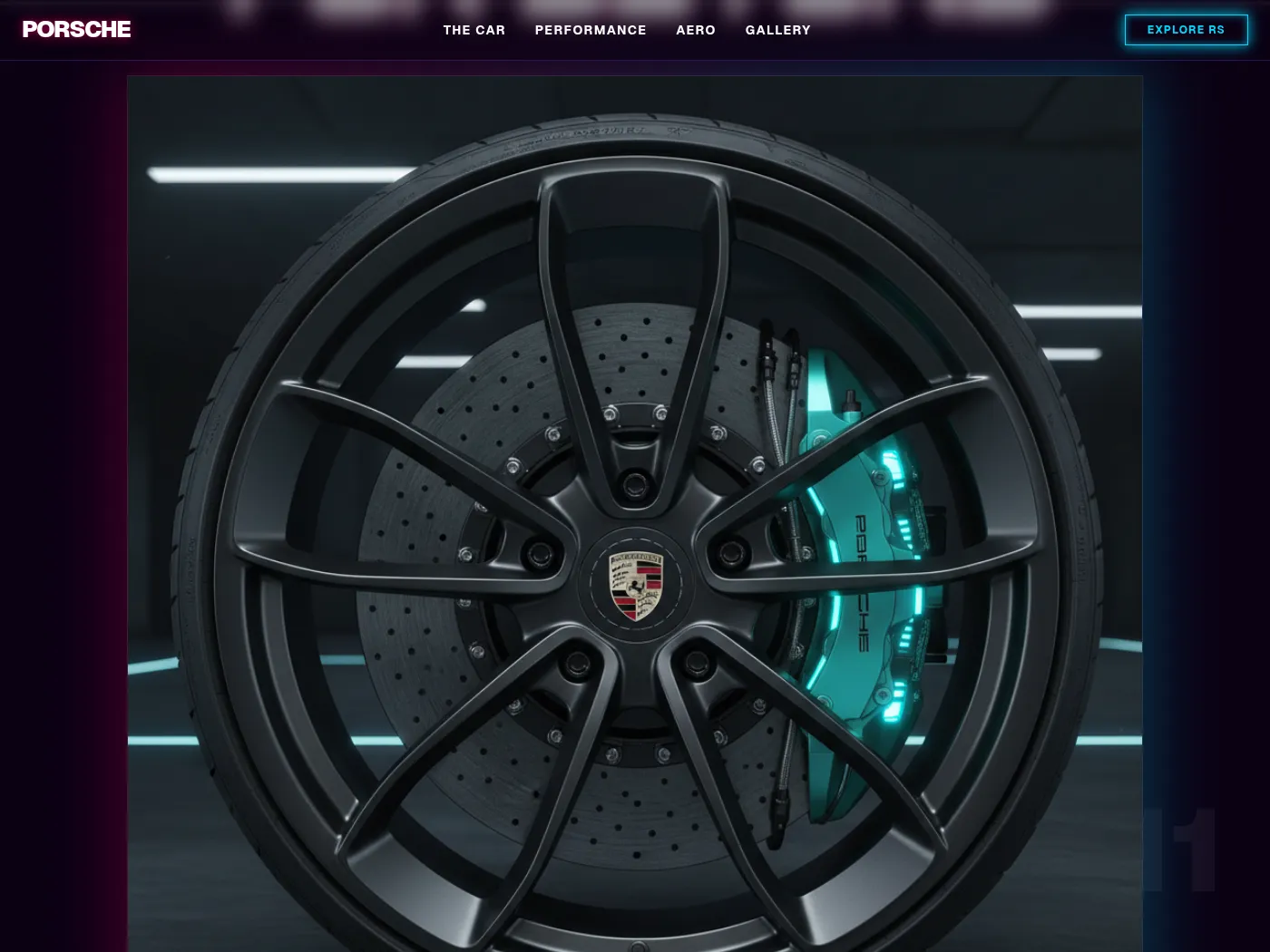 Porsche Showcase Web