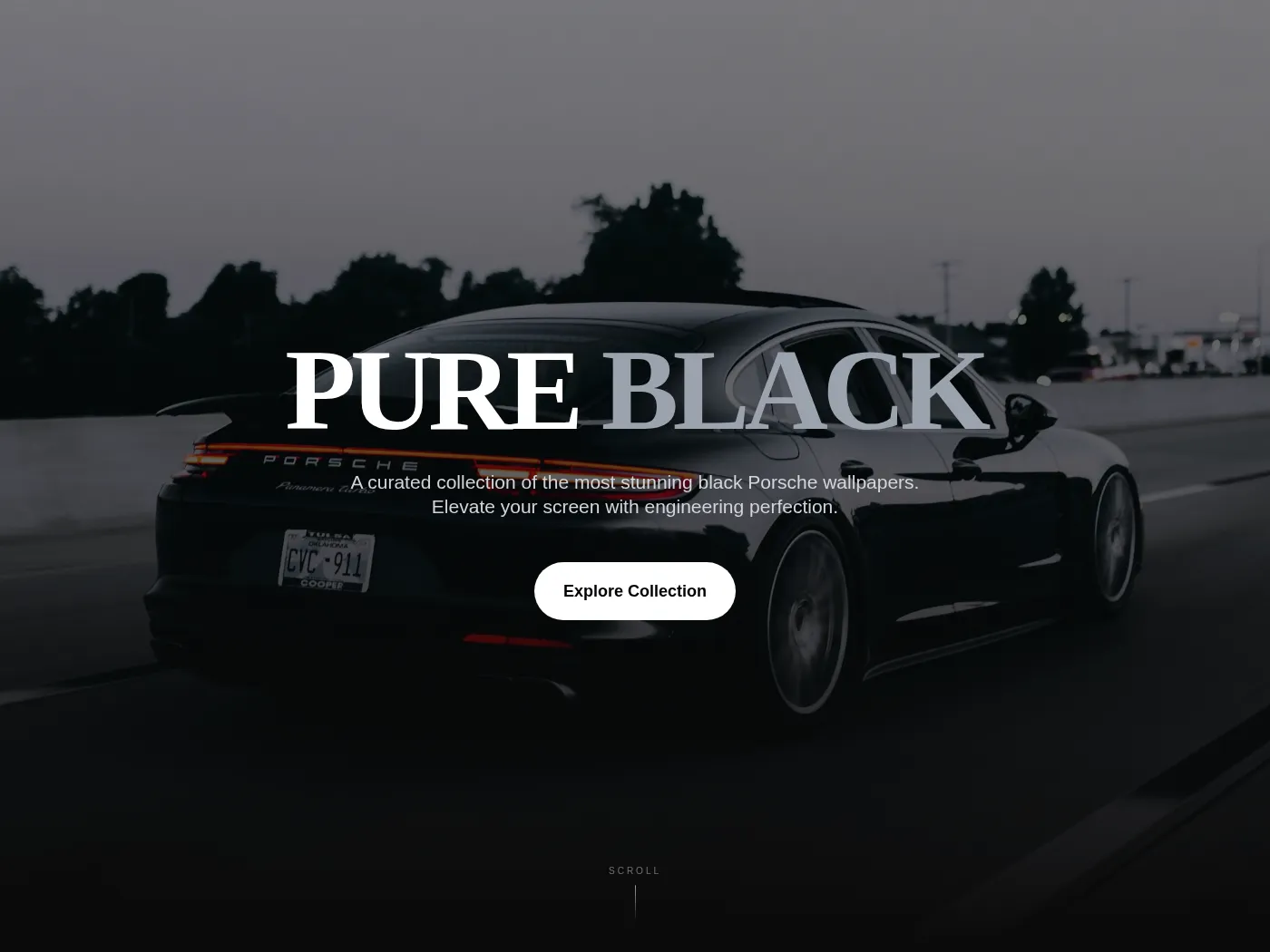 Black Porsche Wallpaper