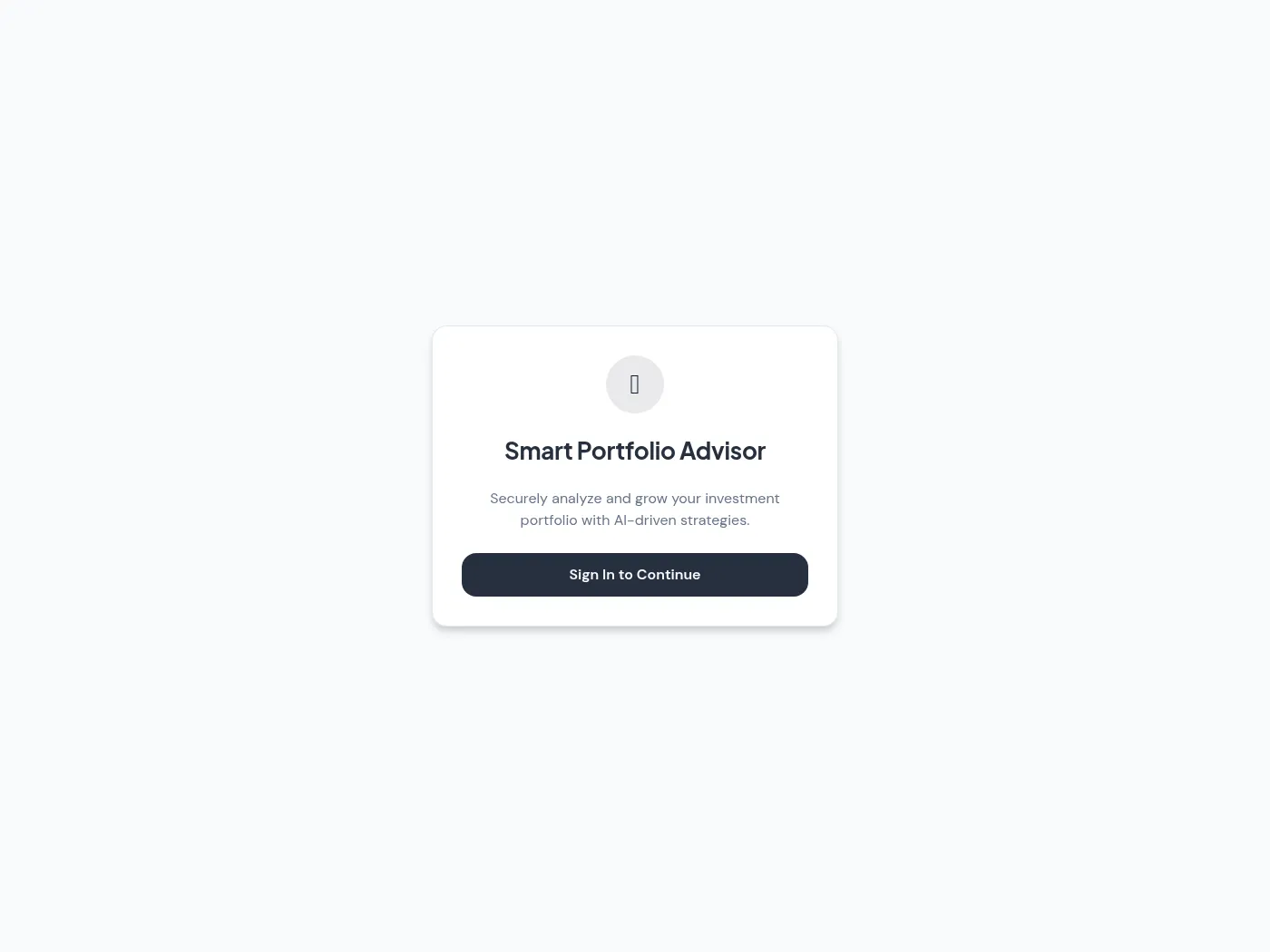 Smart Portfolio Advisor