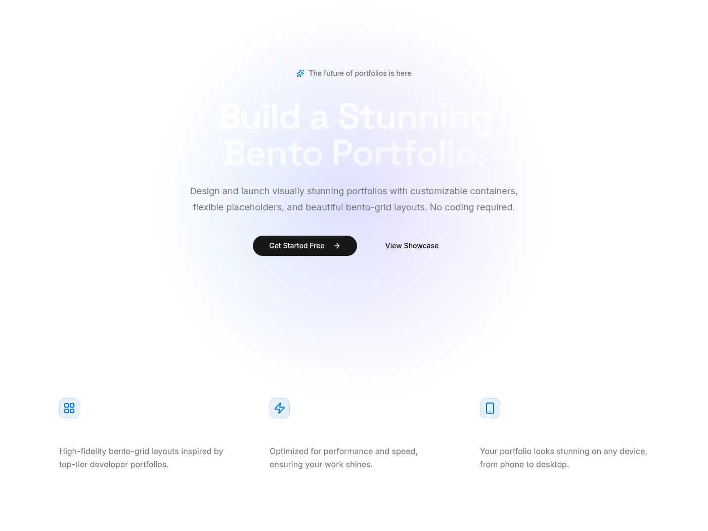 Stunning Portfolio Builder