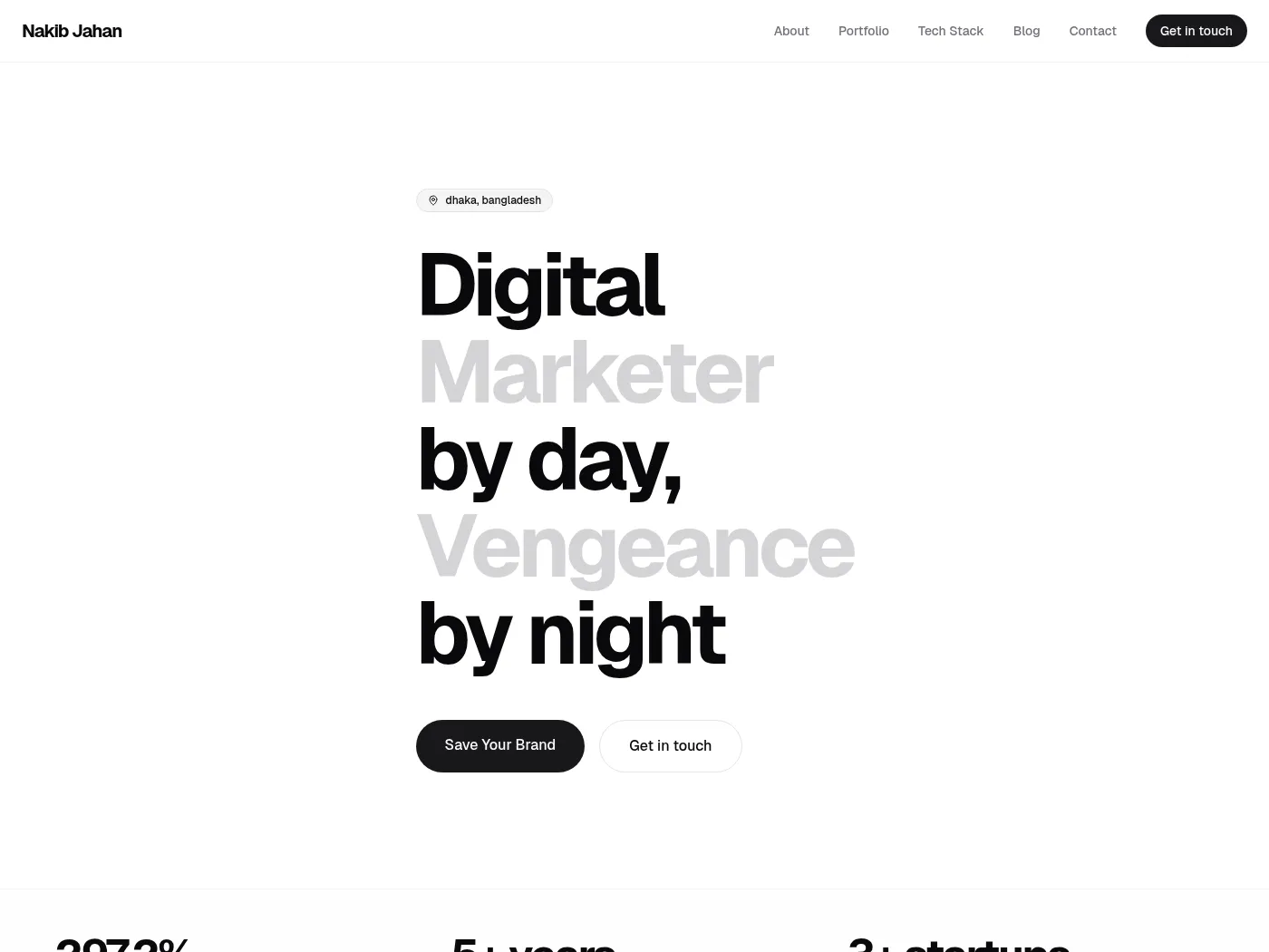 Portfolio Site Clone