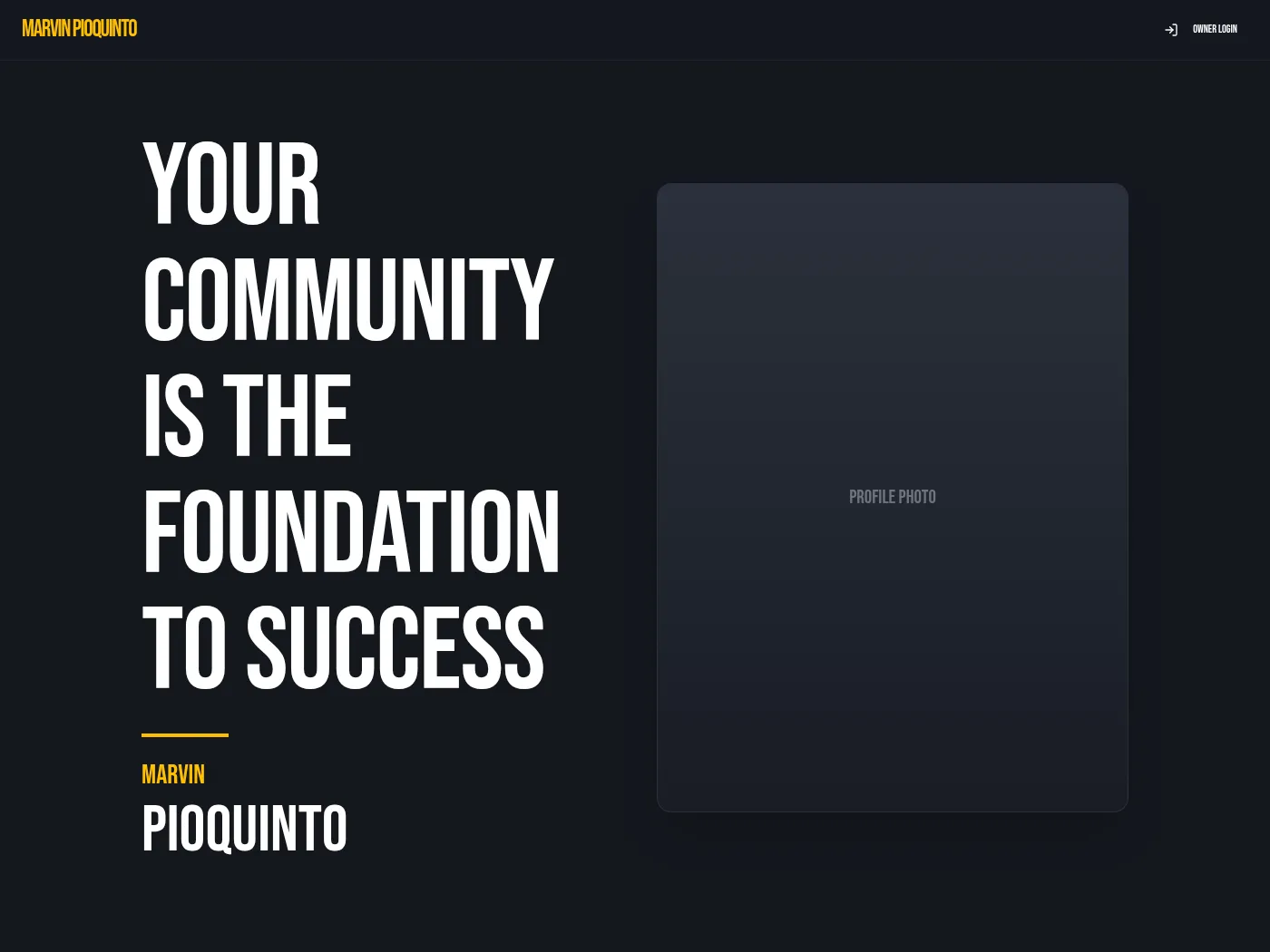 Personal Portfolio Clone
