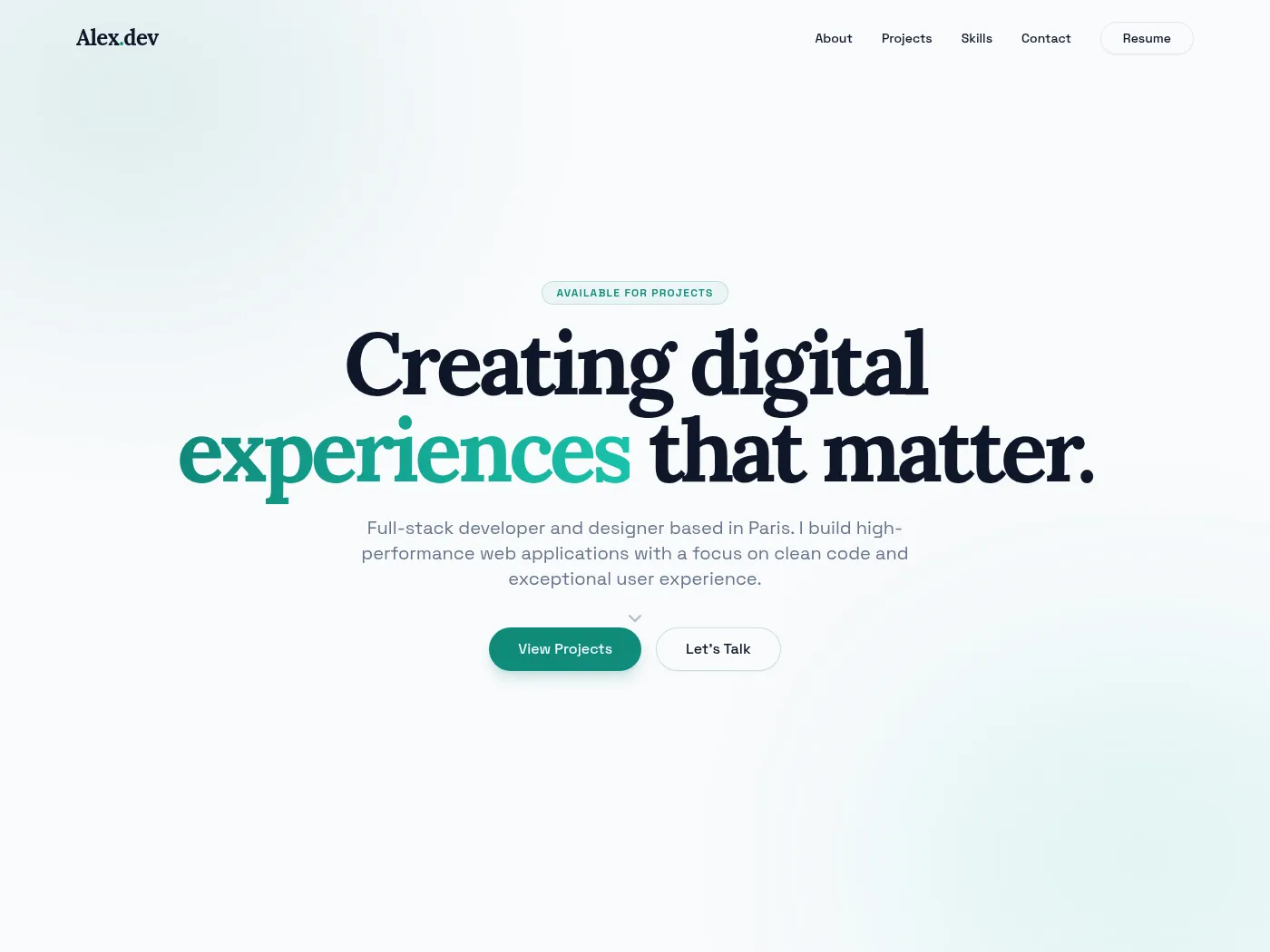 Portfolio Creator