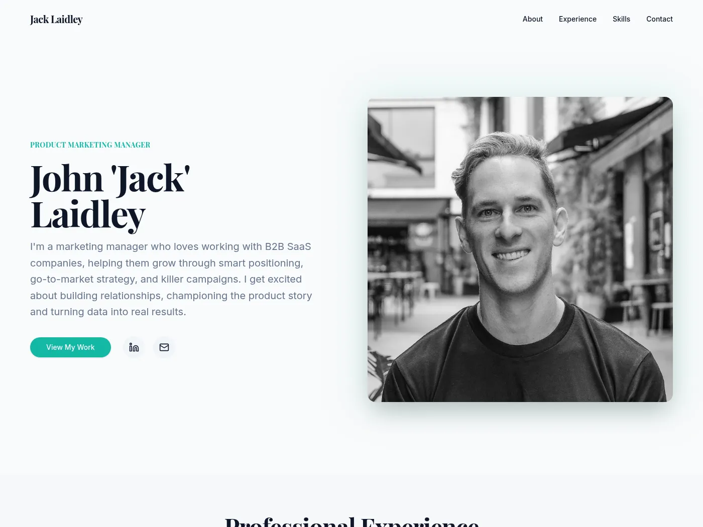 Jack Laidley Portfolio