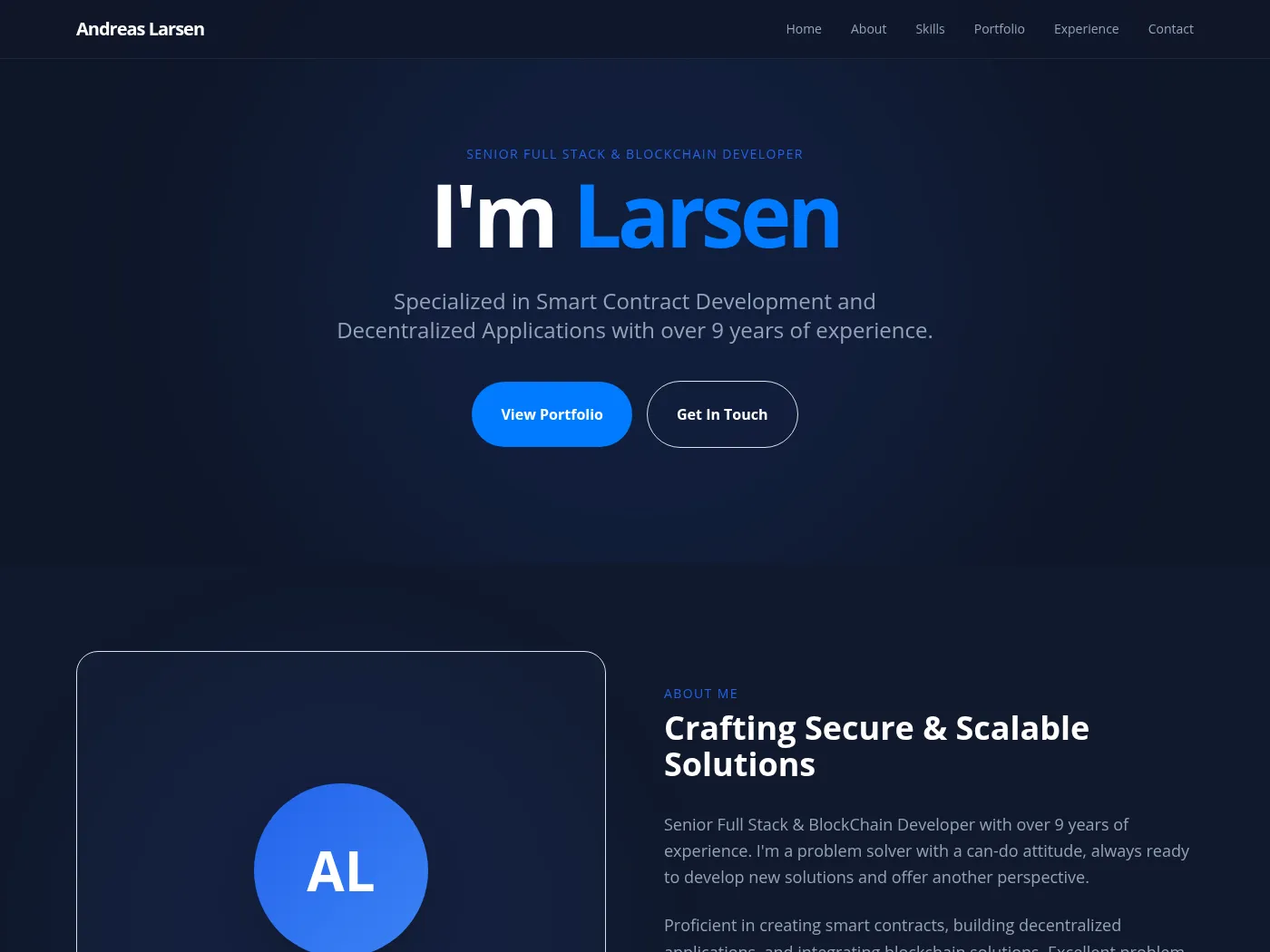 NextGen Portfolio Experience