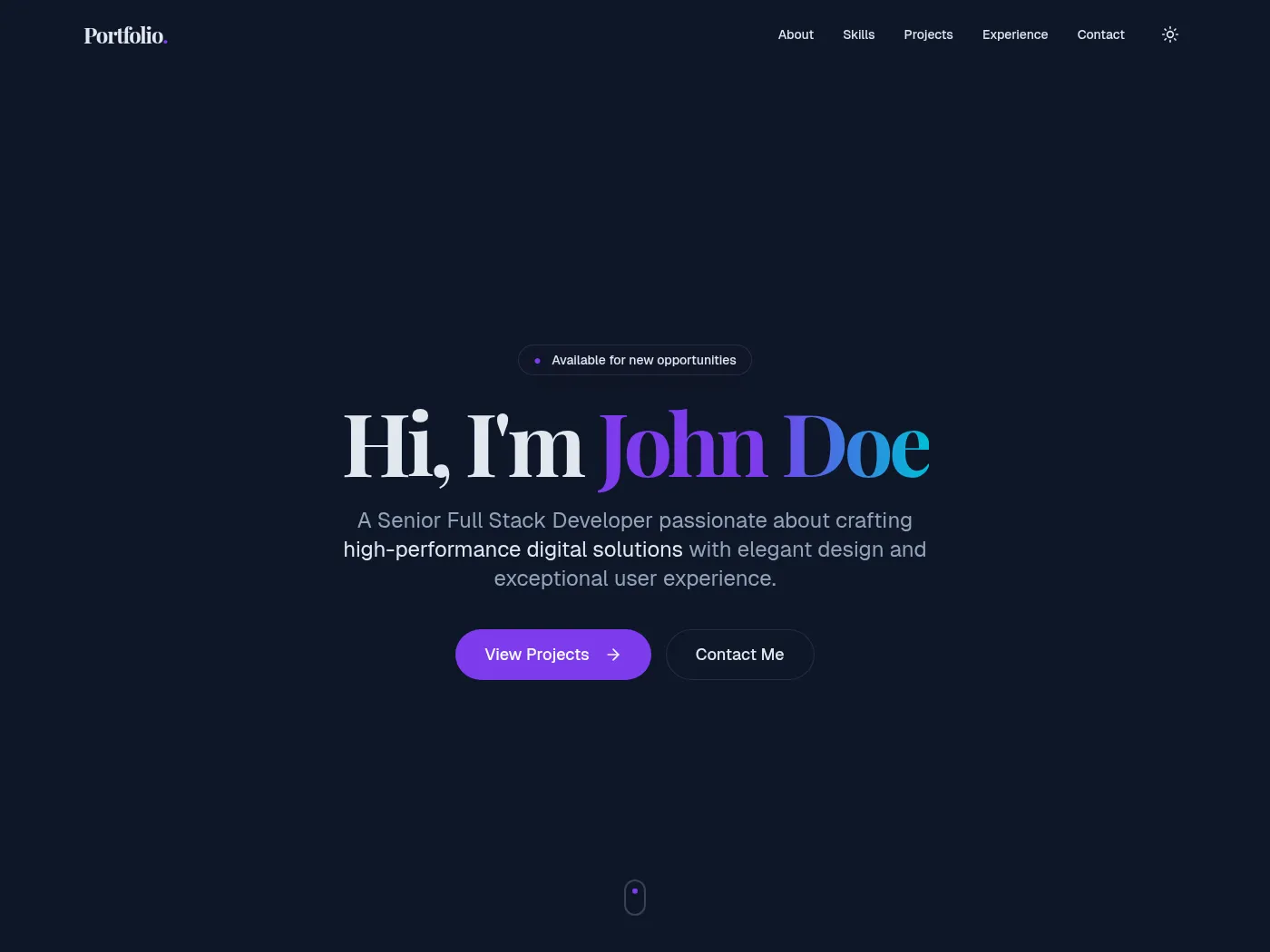 Polished Portfolio Pro