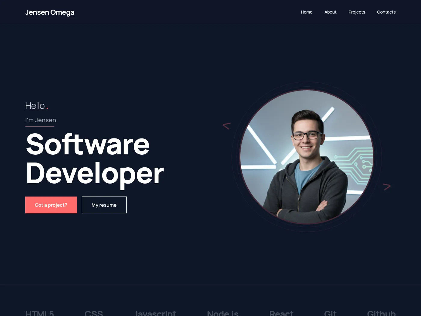 Dev Portfolio Replica