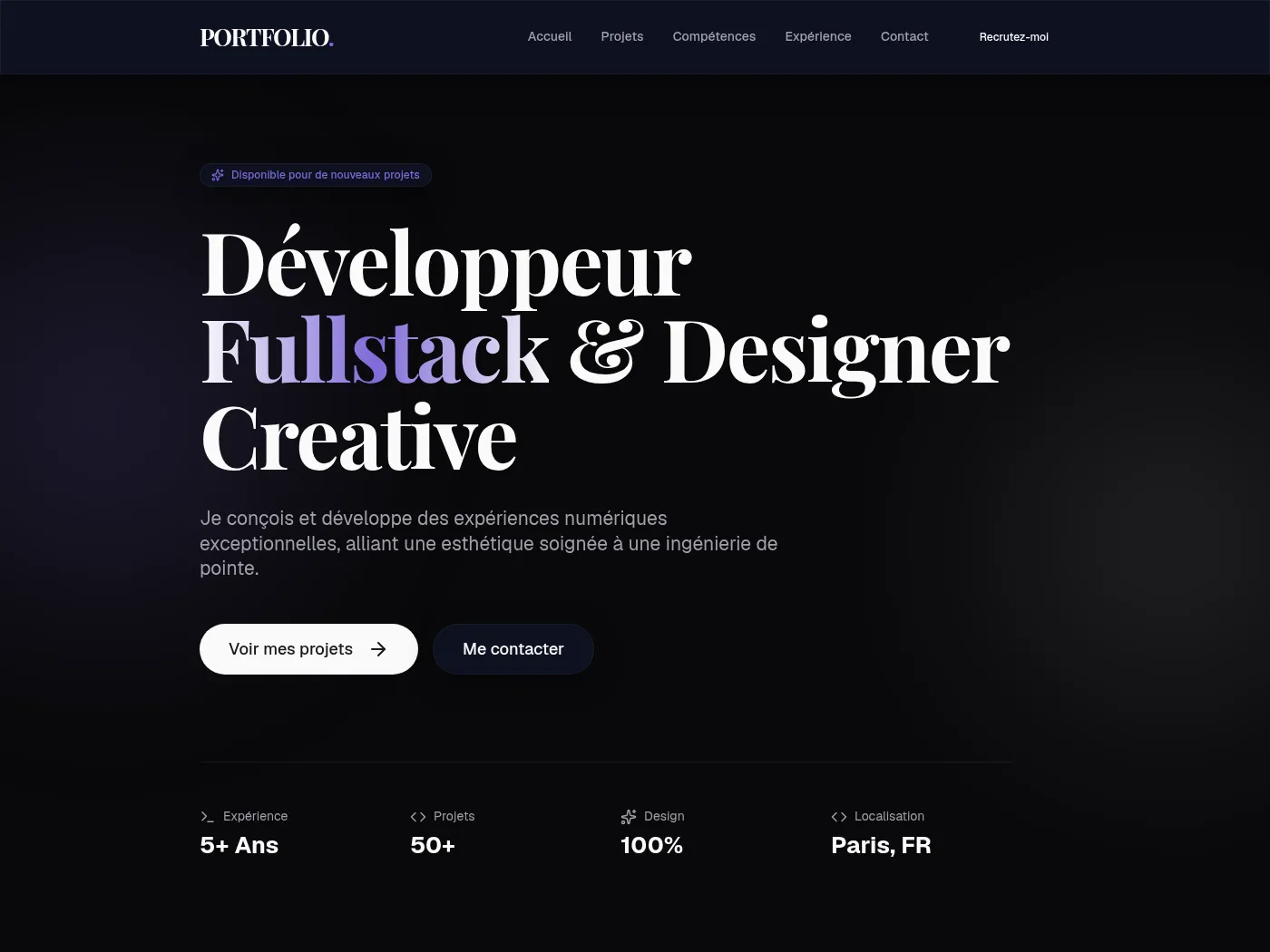 Mon Portfolio Web
