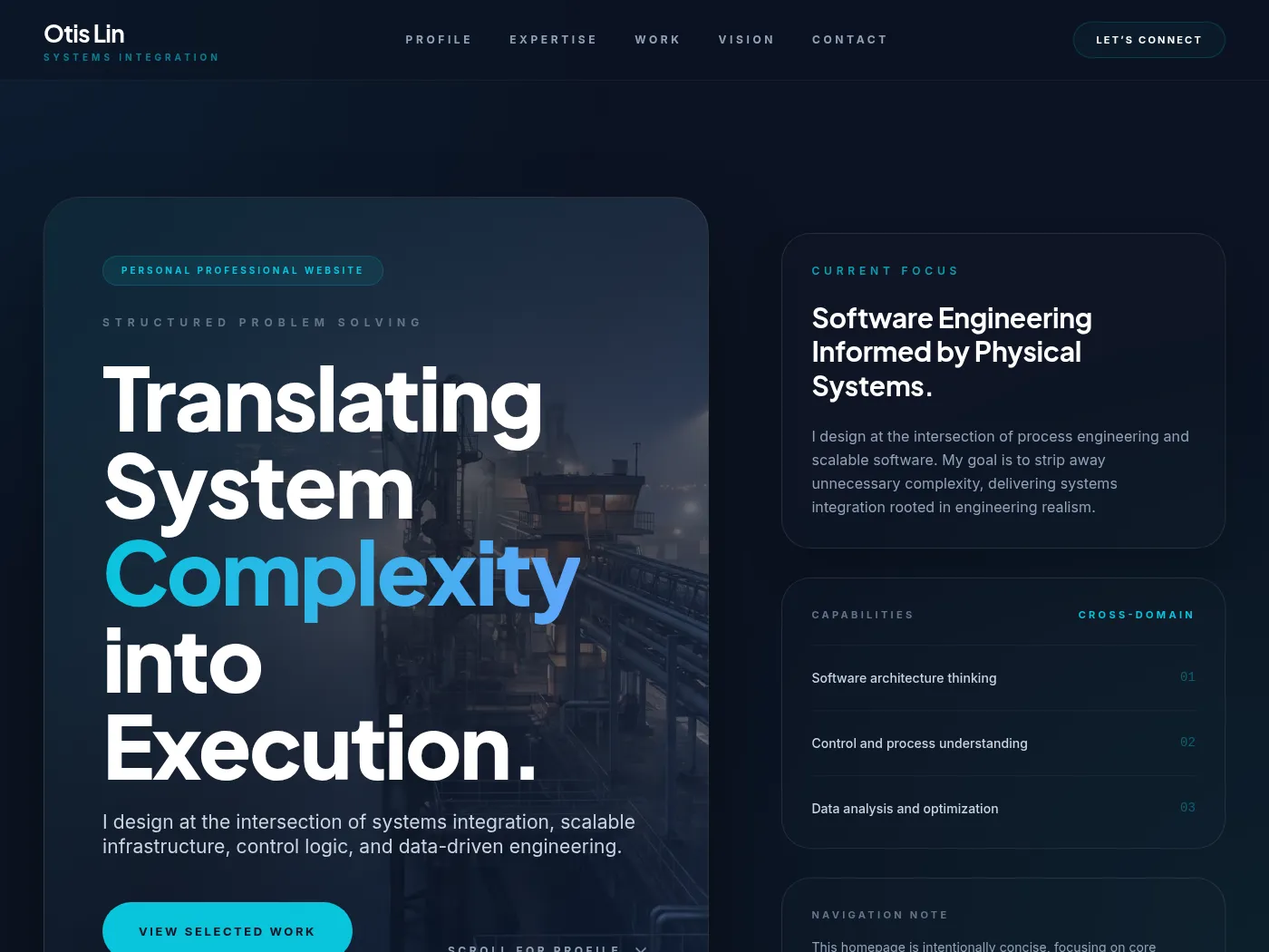Trimalchio Portfolio Site