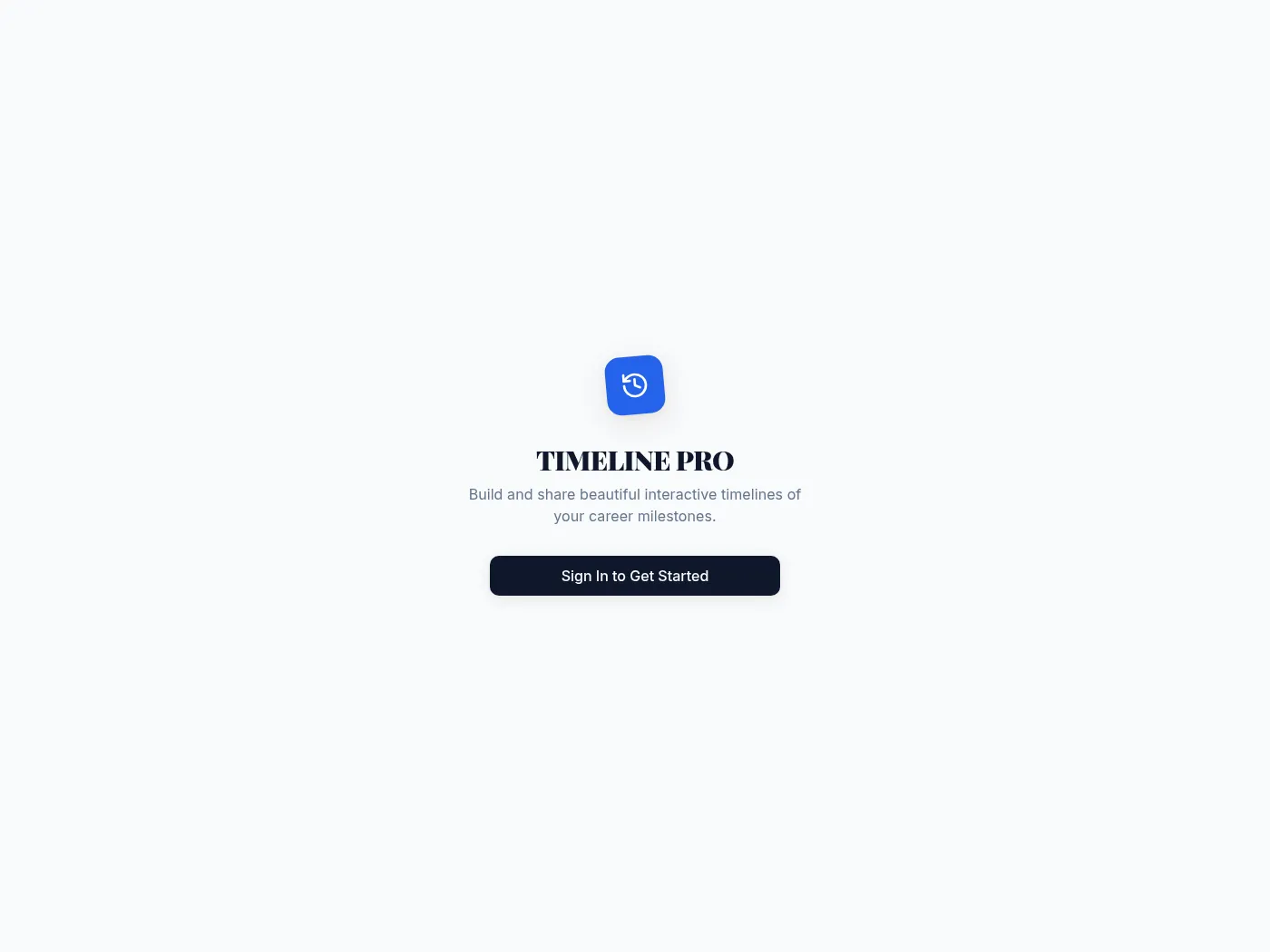 Portfolio Timeline Builder