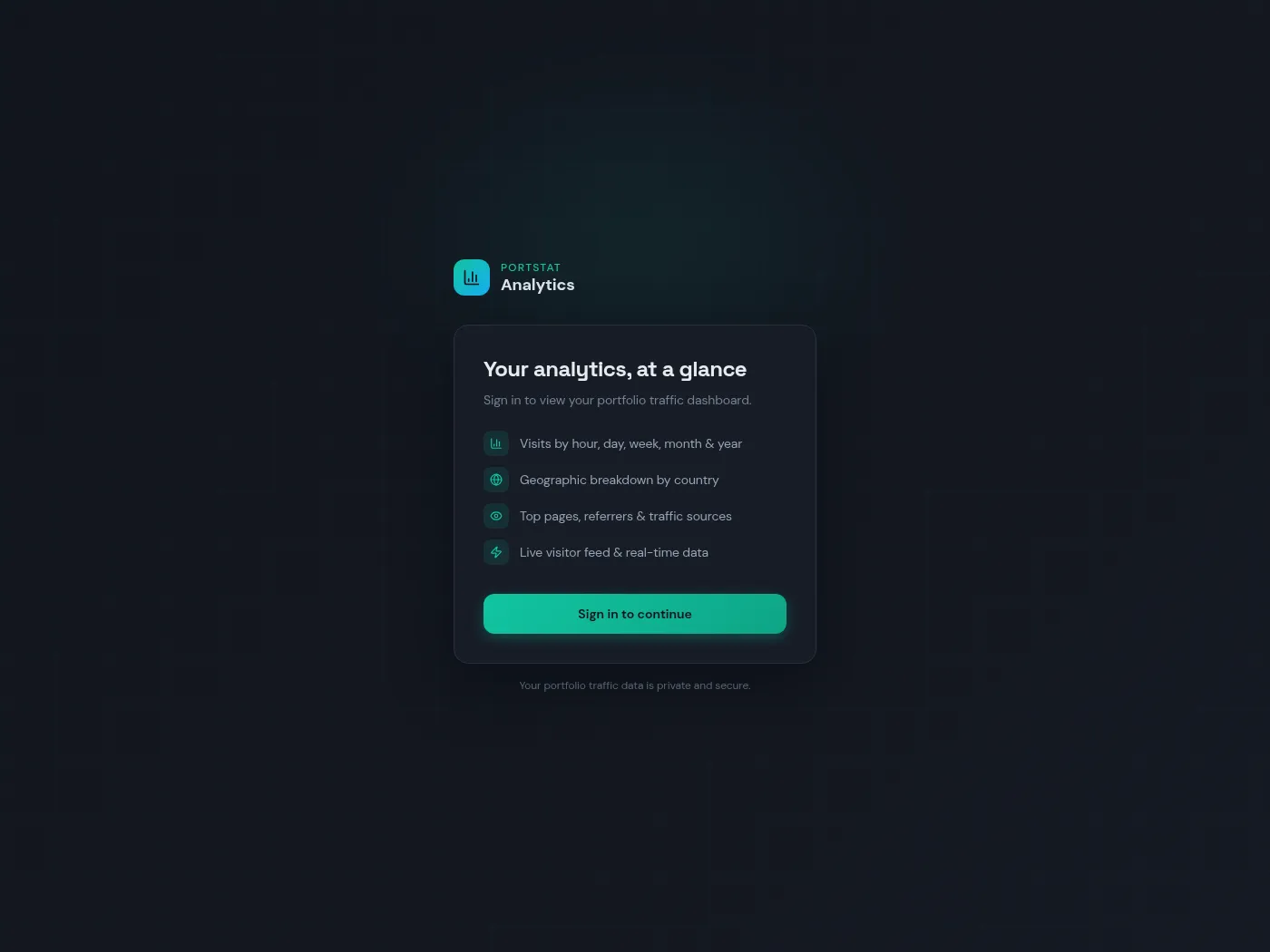 PortStat Analytics