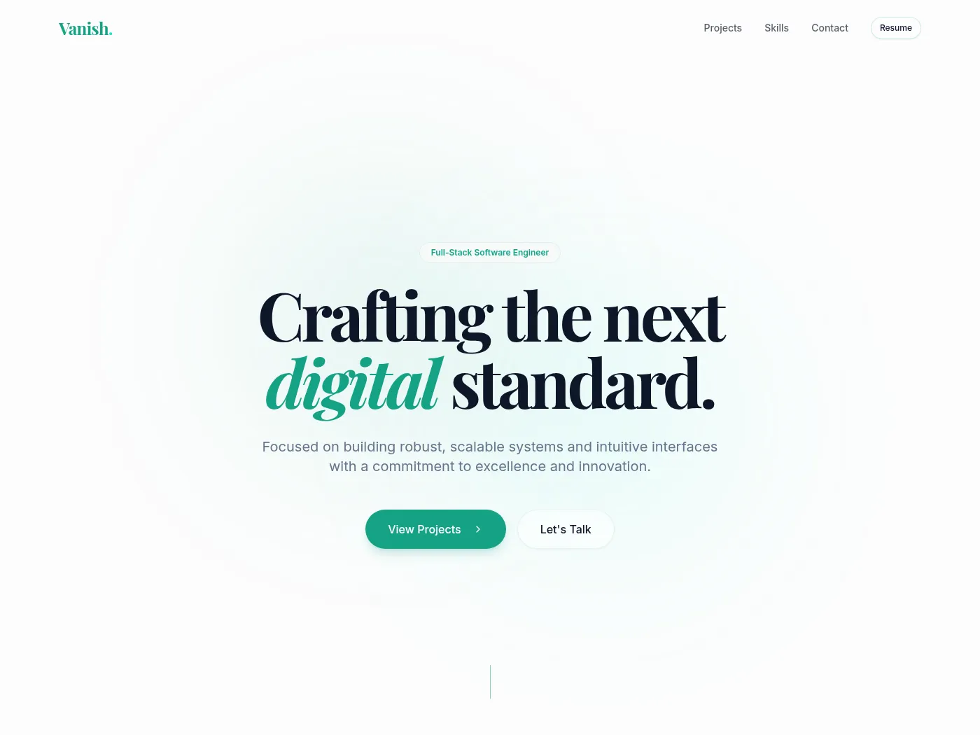 Colorful Portfolio Showcase