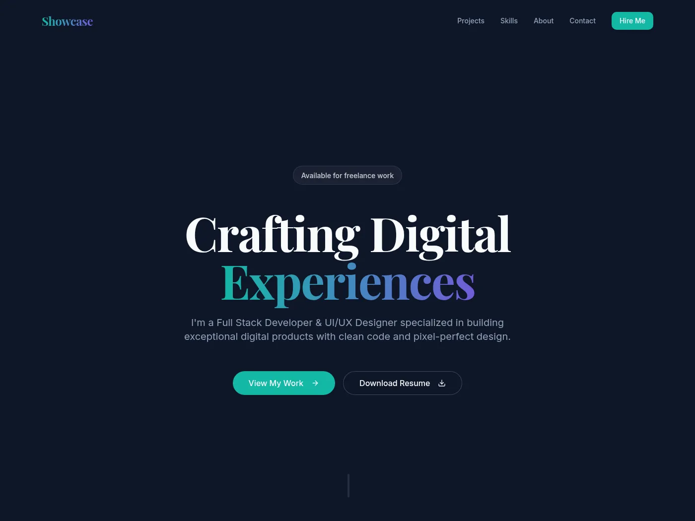 Showcase Portfolio