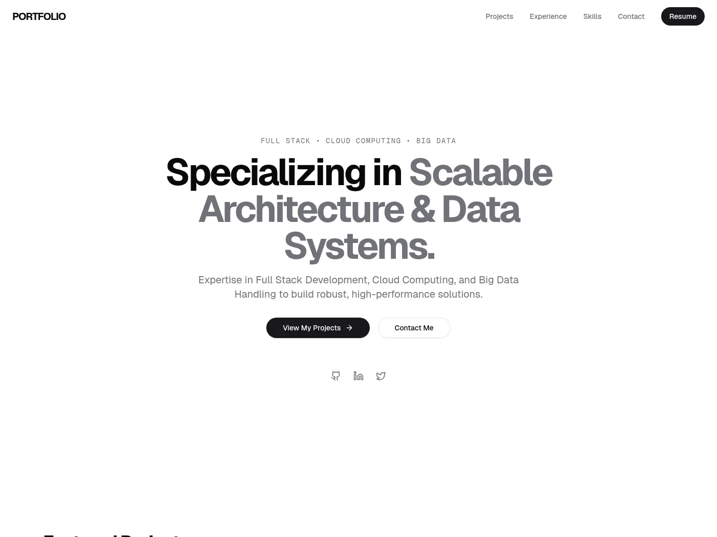Career Portfolio Web