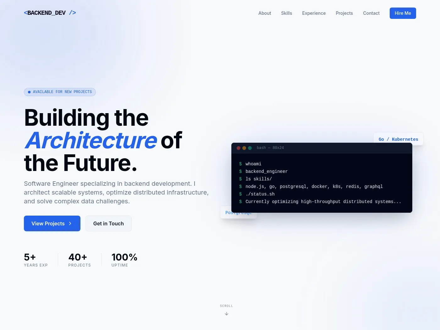 Showcase Portfolio Site