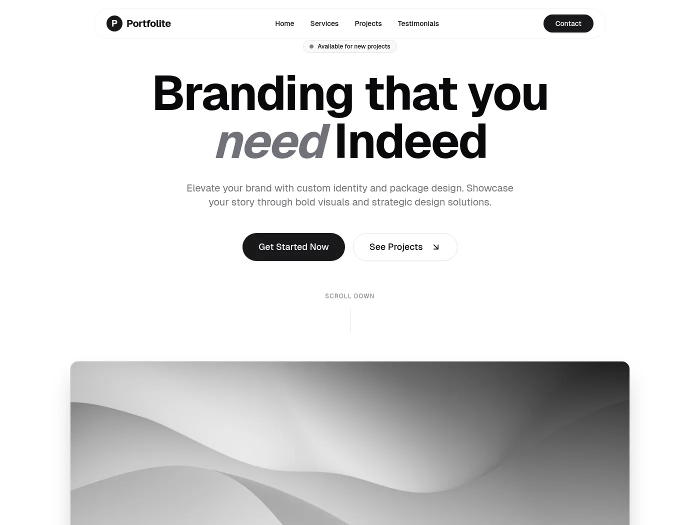 Portfolite Base Website