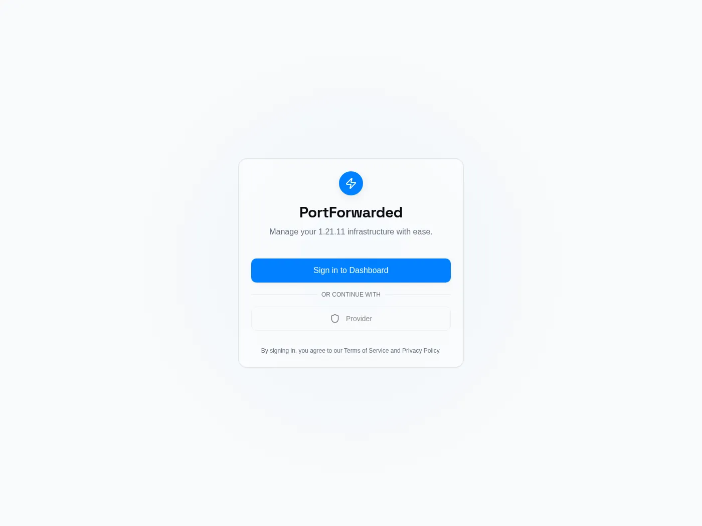 PortForwarded for 1.21.11
