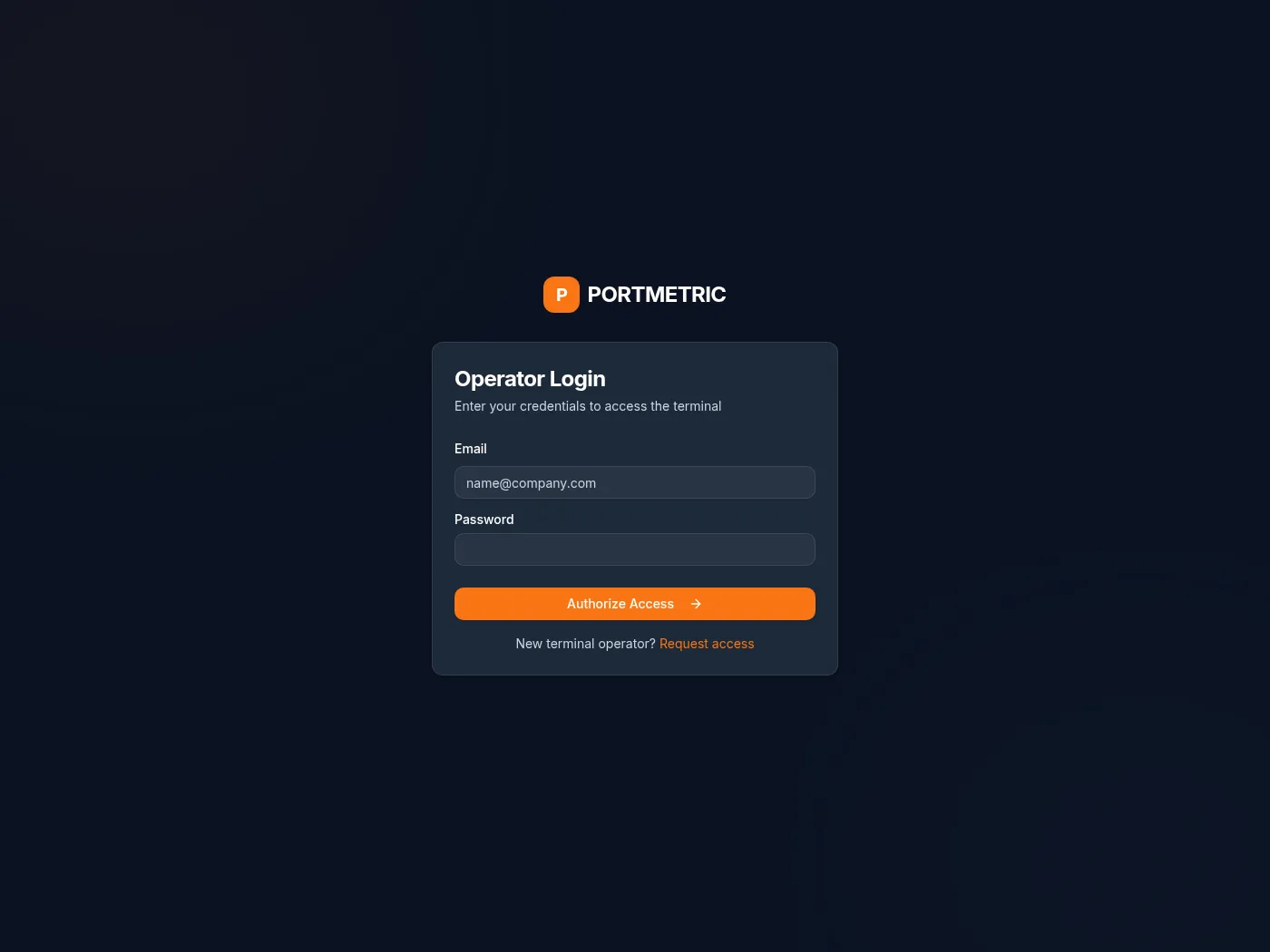 PortMetric Demo App