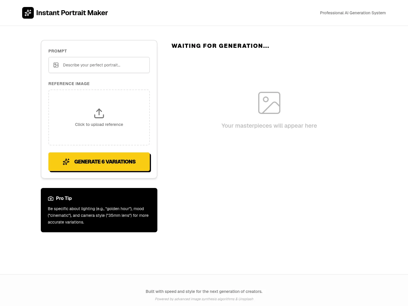 Instant Portrait Maker