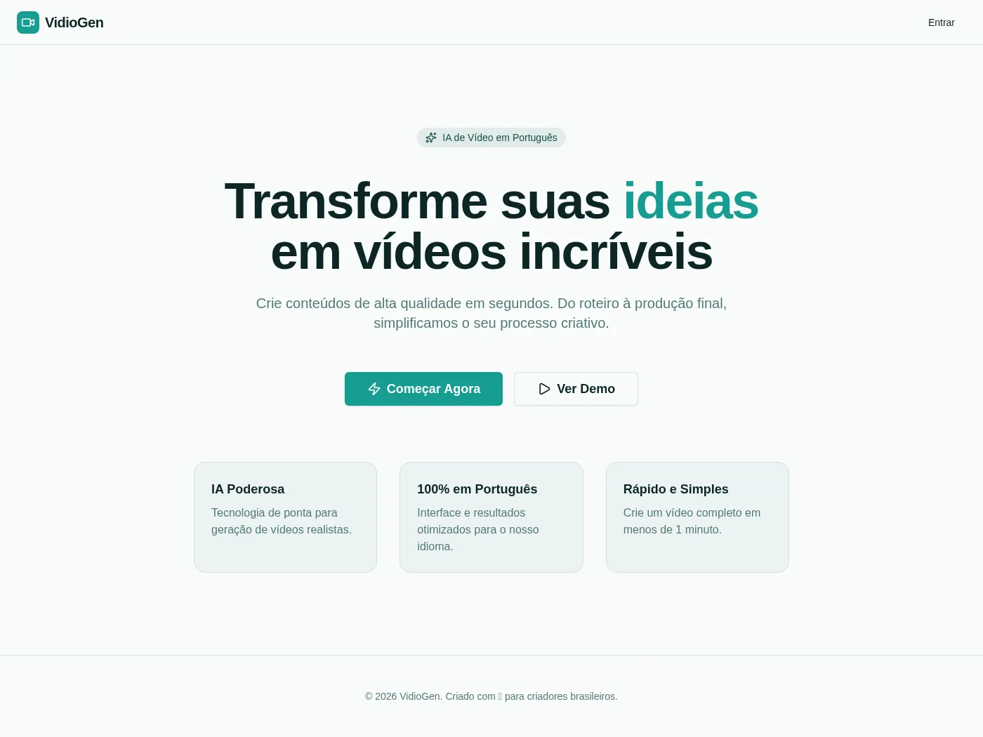Portuguese Video Generator