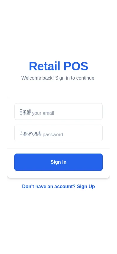 Retail POS Mobile