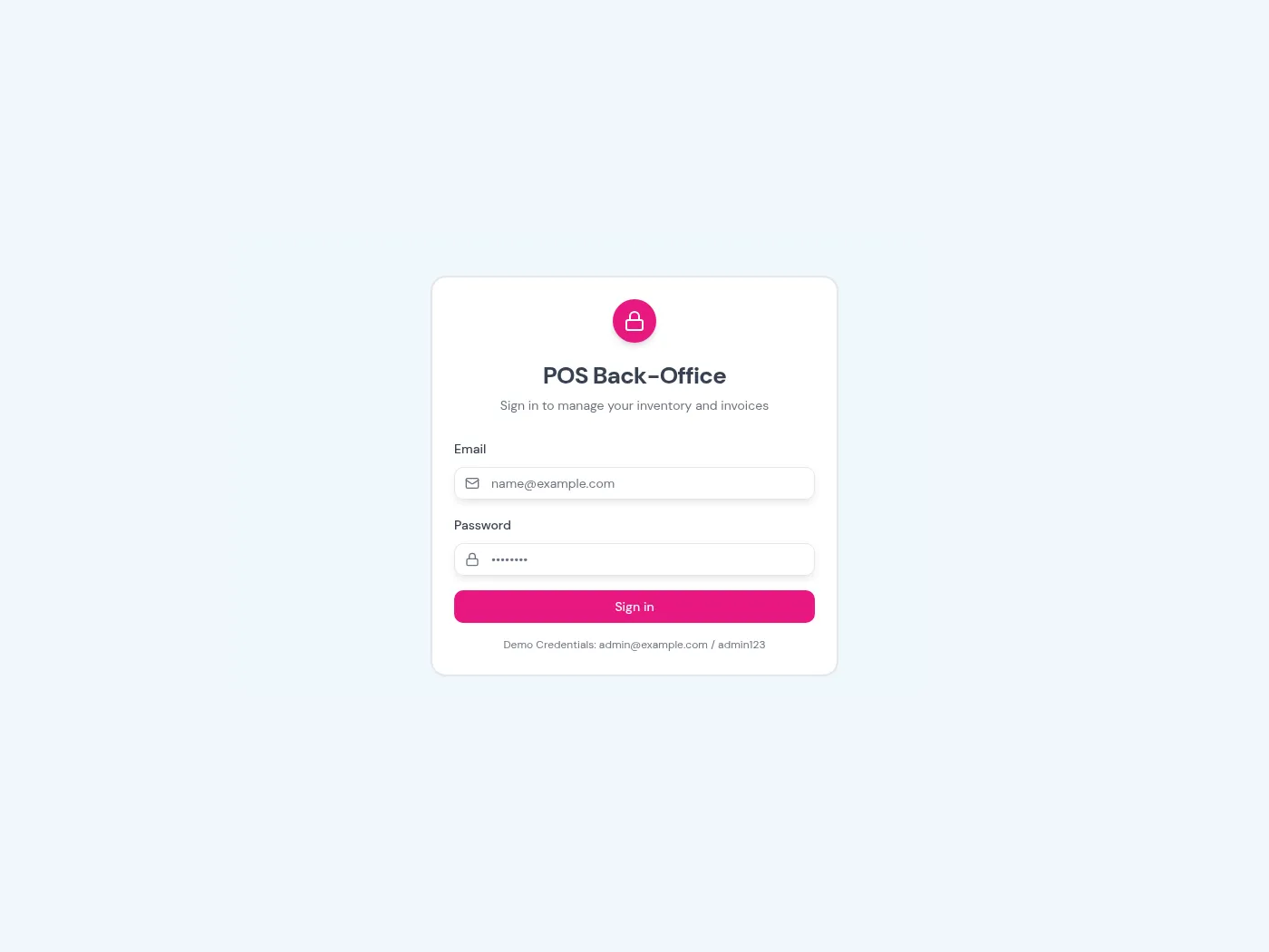POS Back-Office Toolkit