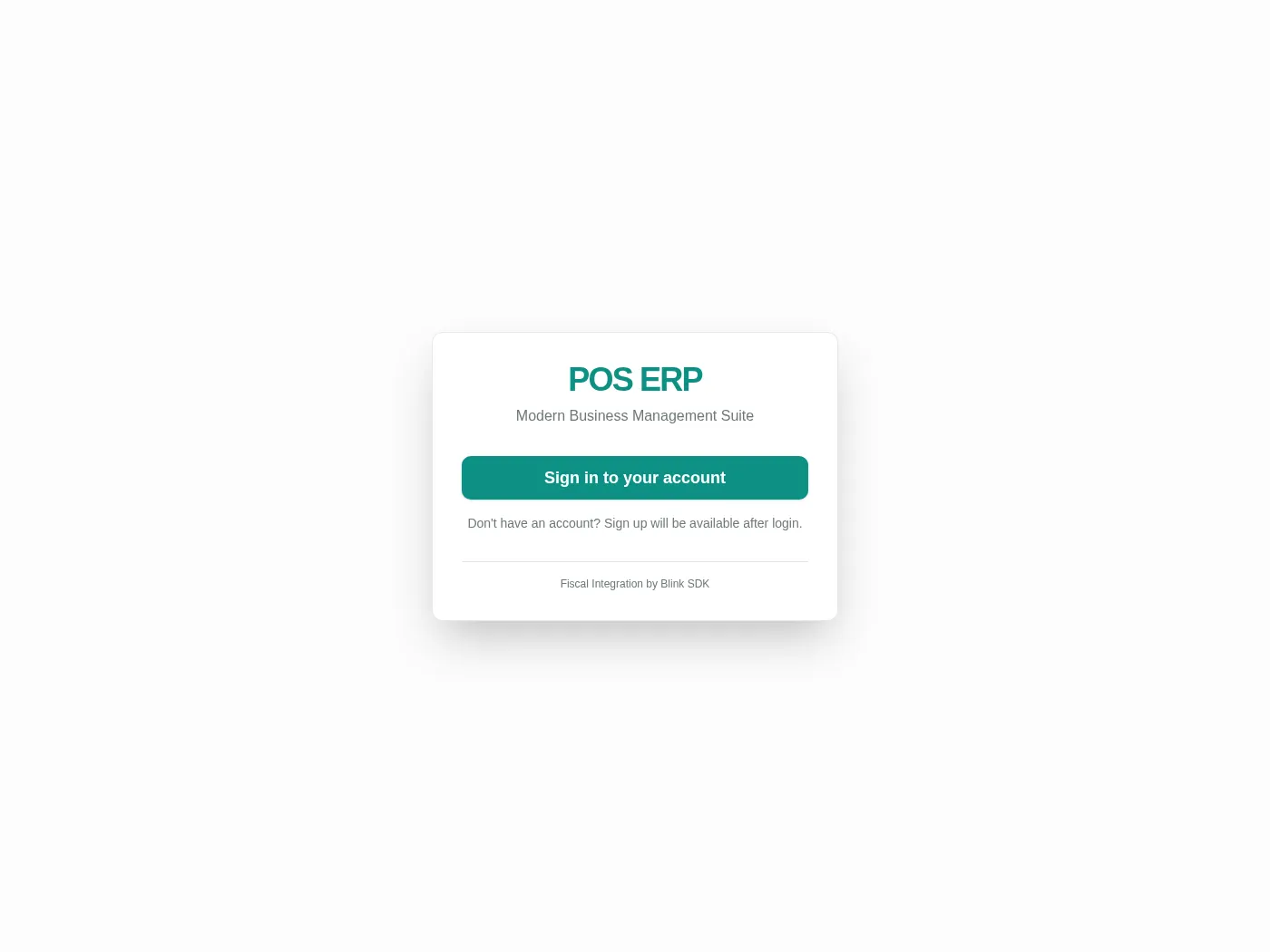 POS ERP Suite