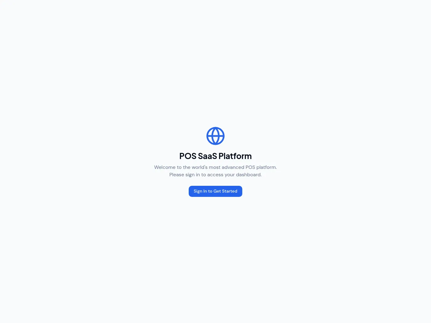 POS SaaS Platform