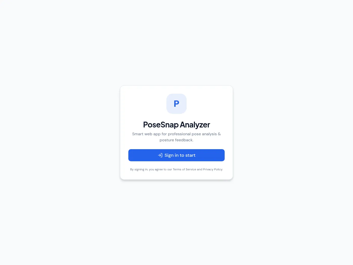 PoseSnap Analyzer