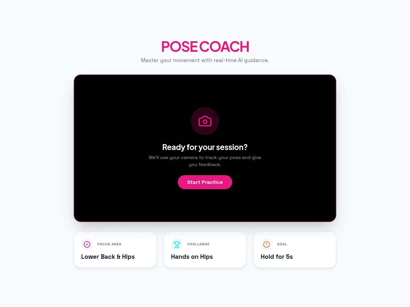 Pose Coach