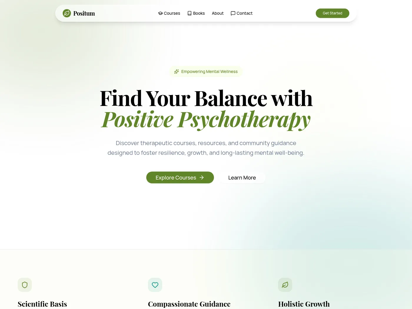 Positum Therapy Portal