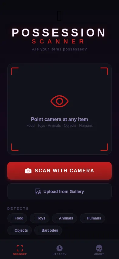 Possession Scanner App