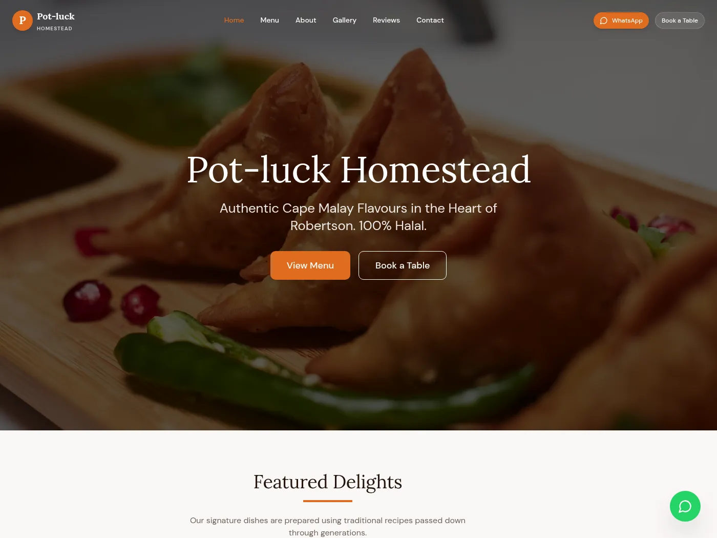 Pot-luck Homestead Web