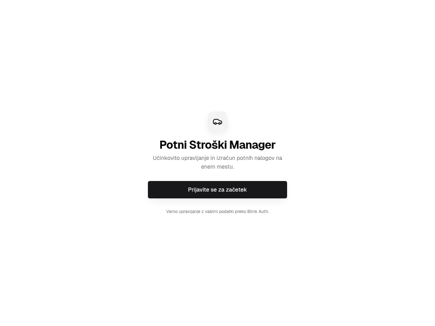 Potni Stroški Manager