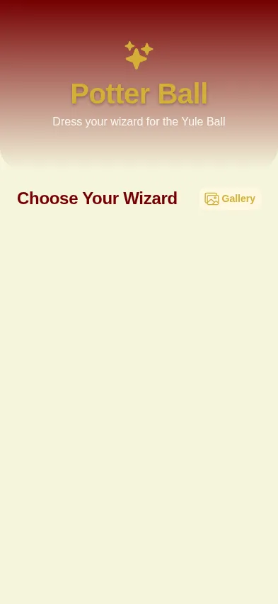 Potter Ball Dress-Up