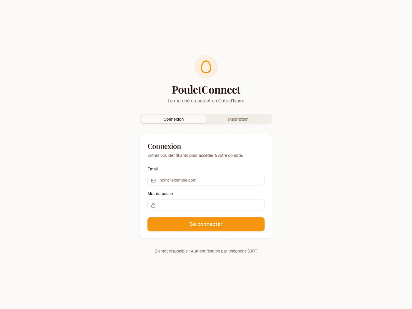 PouletConnect Marketplace