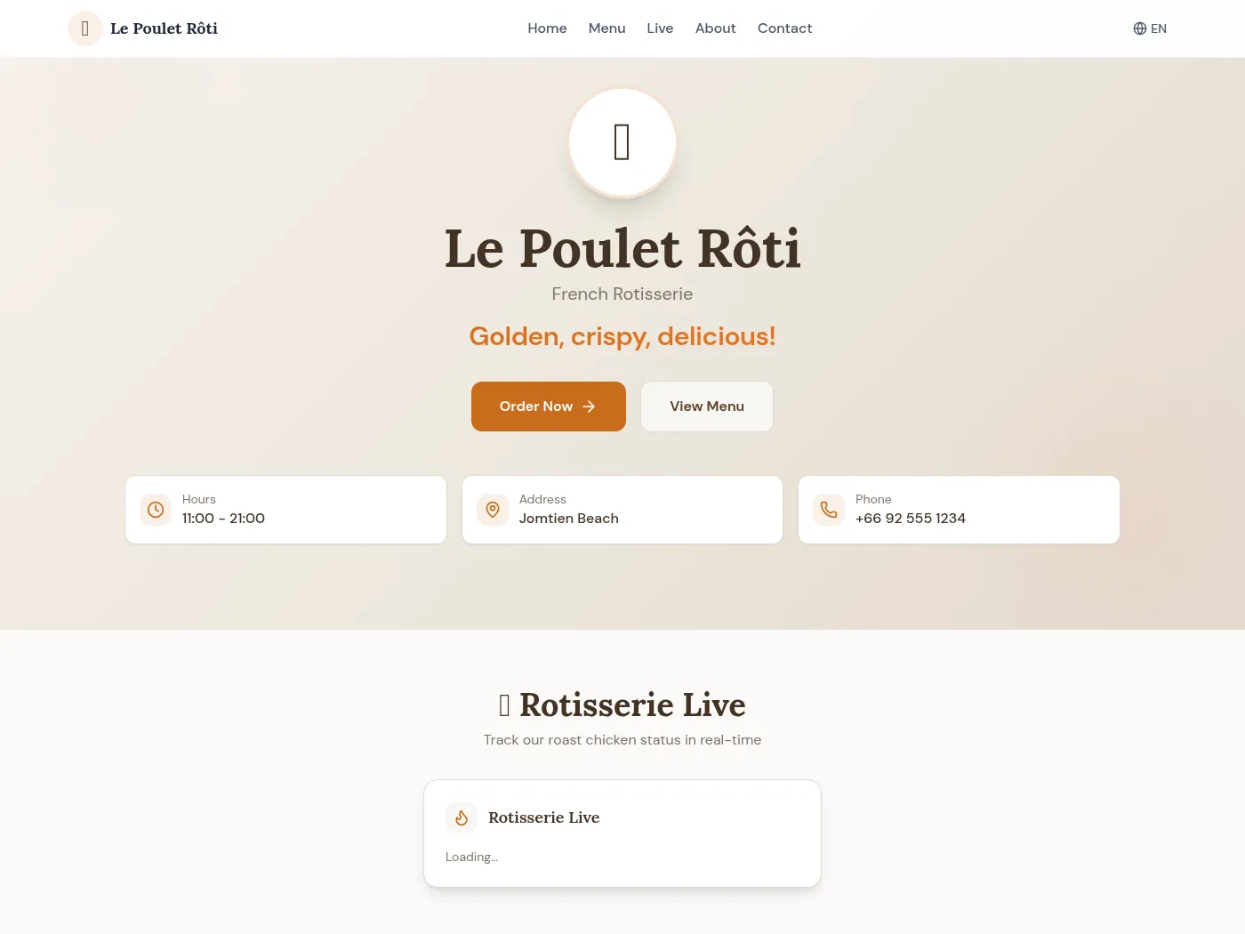Poulet Rôti Order Site