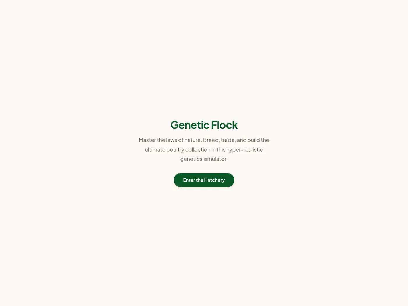 Genetics Flock Game
